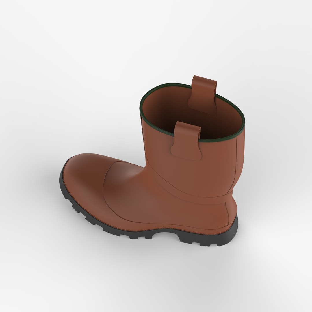 3D Model Rubber Boot - TurboSquid 1178199