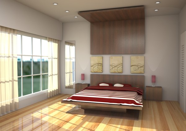 3d model bed room