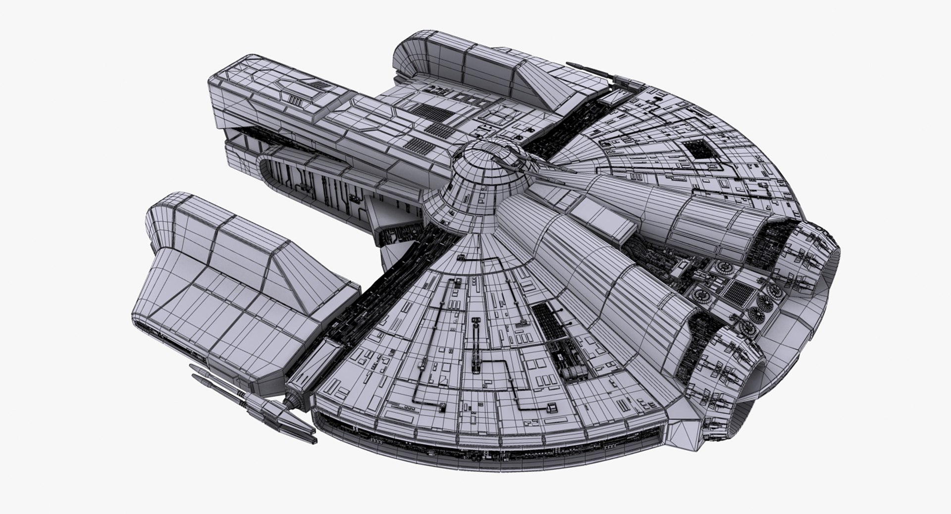 3D Ebon Hawk - TurboSquid 1219571