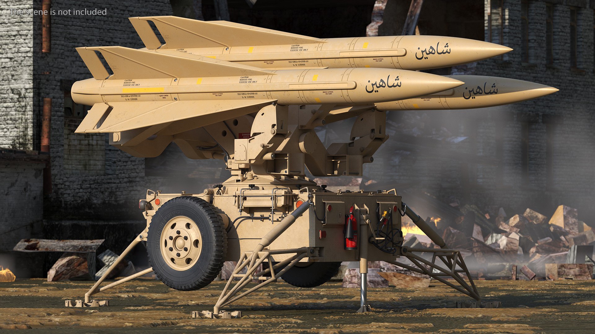 MIM23 HAWK System Sand Color 3D Model - TurboSquid 2091444