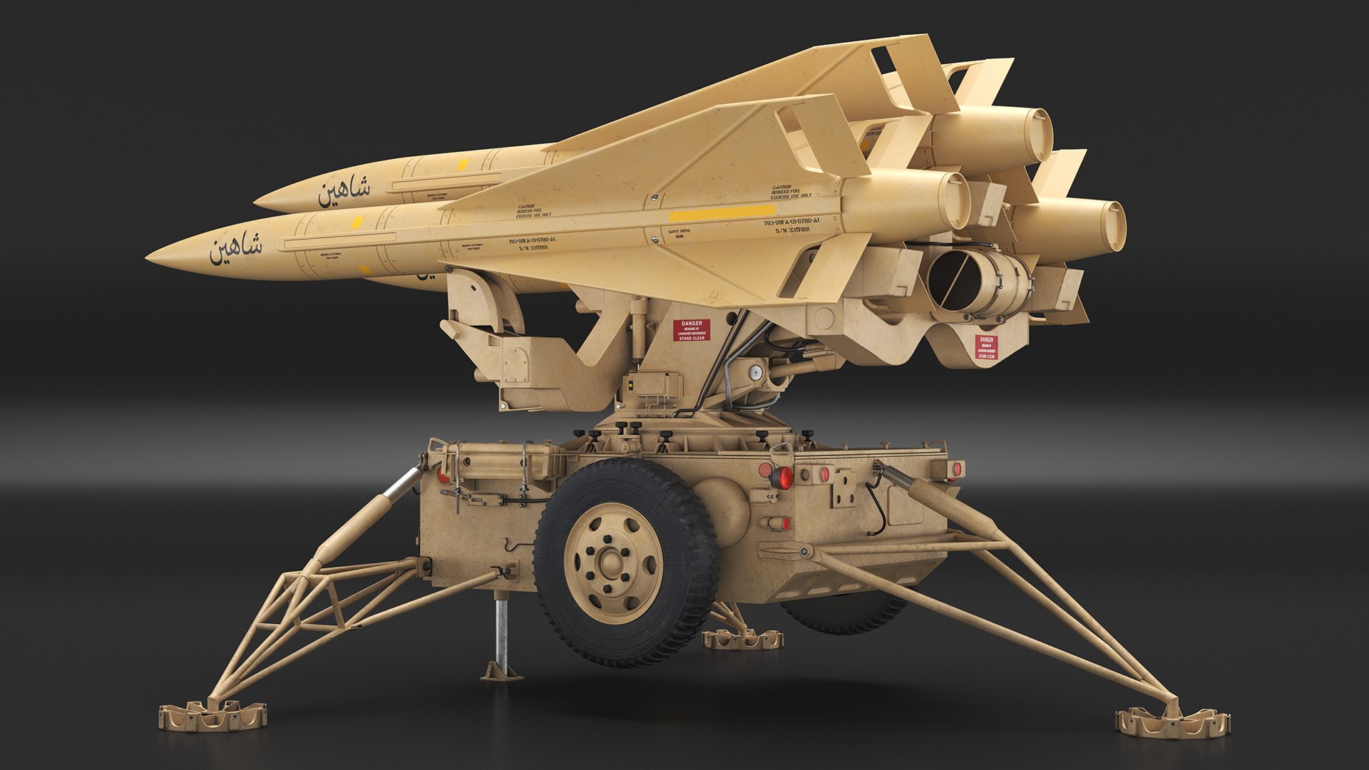 MIM23 HAWK System Sand Color 3D model - TurboSquid 2091444