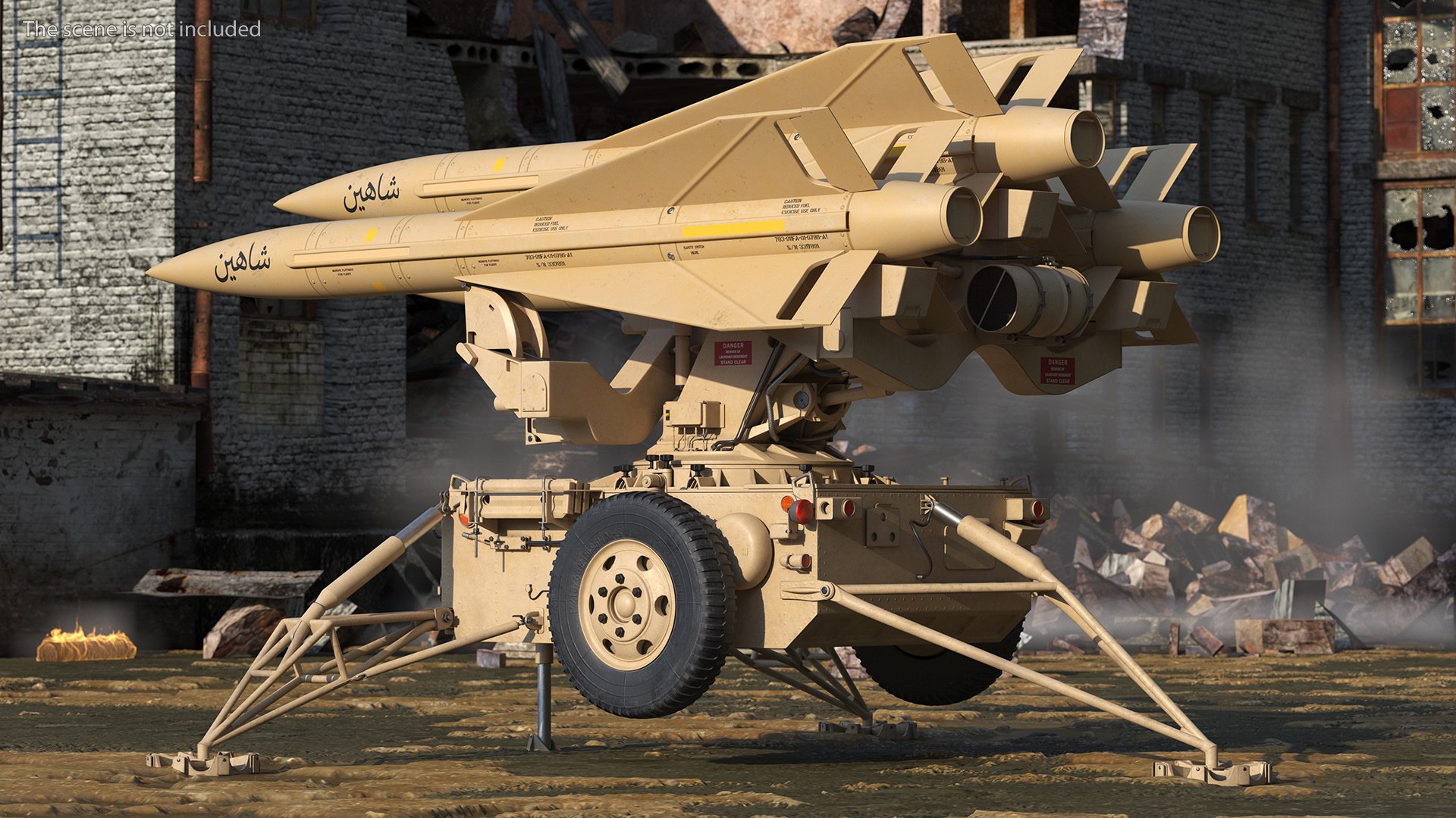 MIM23 HAWK System Sand Color 3D Model - TurboSquid 2091444