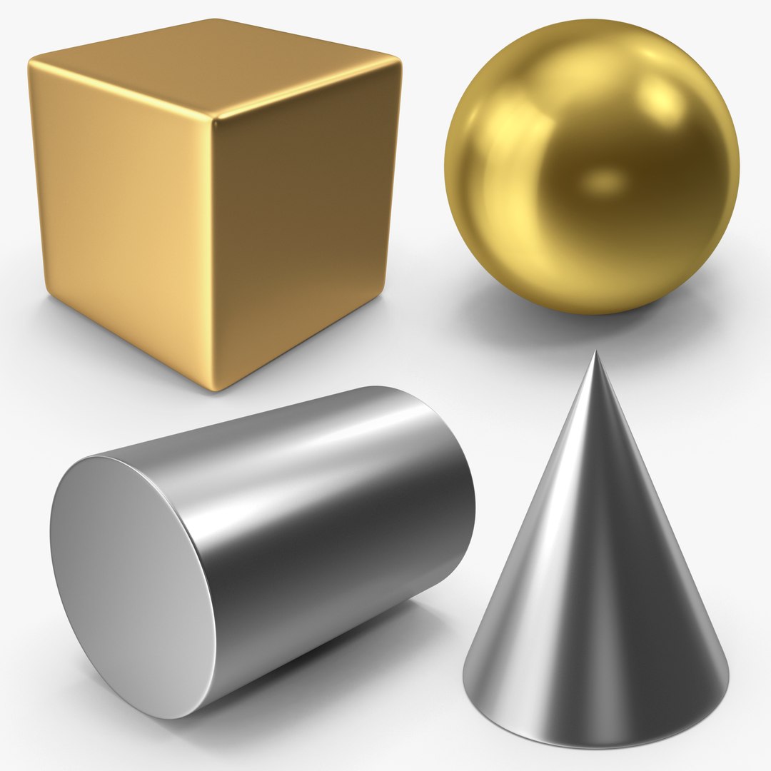 3D Geometric Figures Model - TurboSquid 1850389