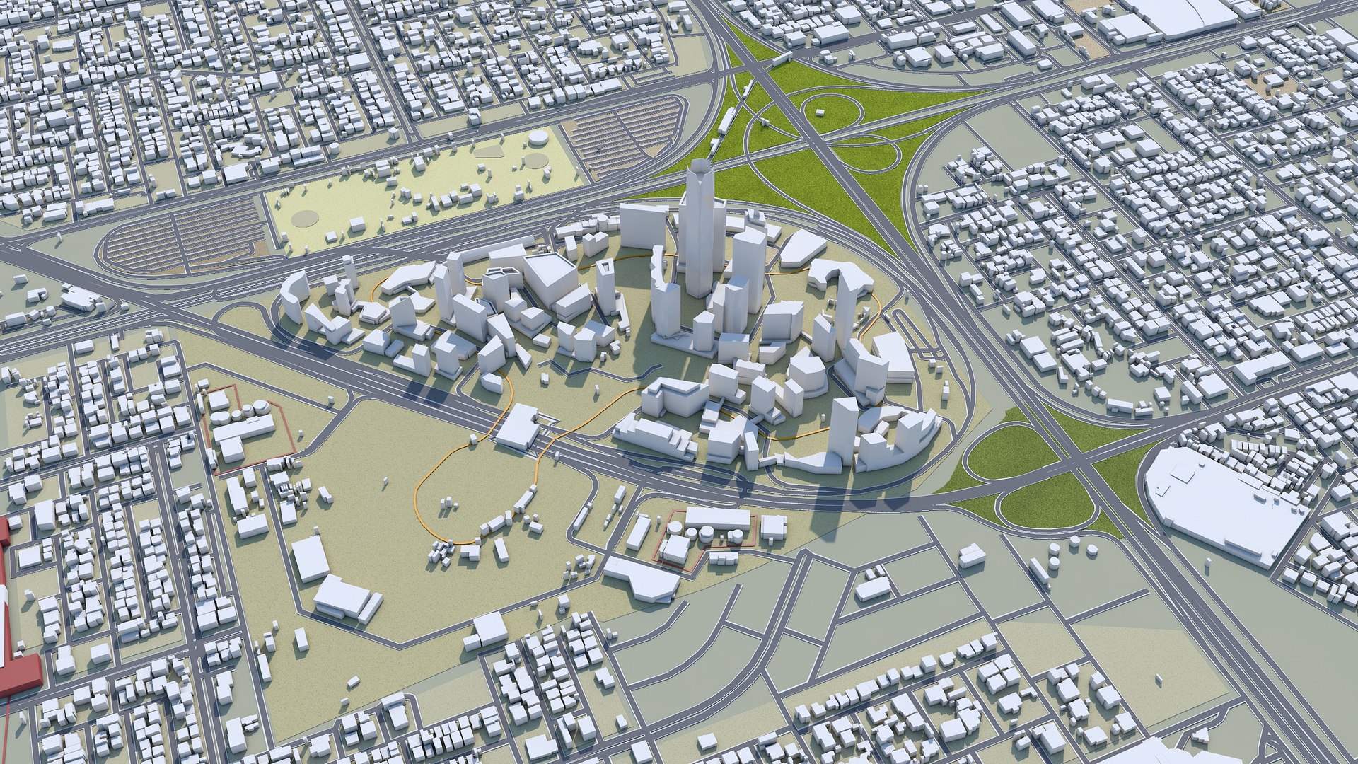 King Abdullah Financial District KAFD Riyadh 3D Model - TurboSquid 2042497