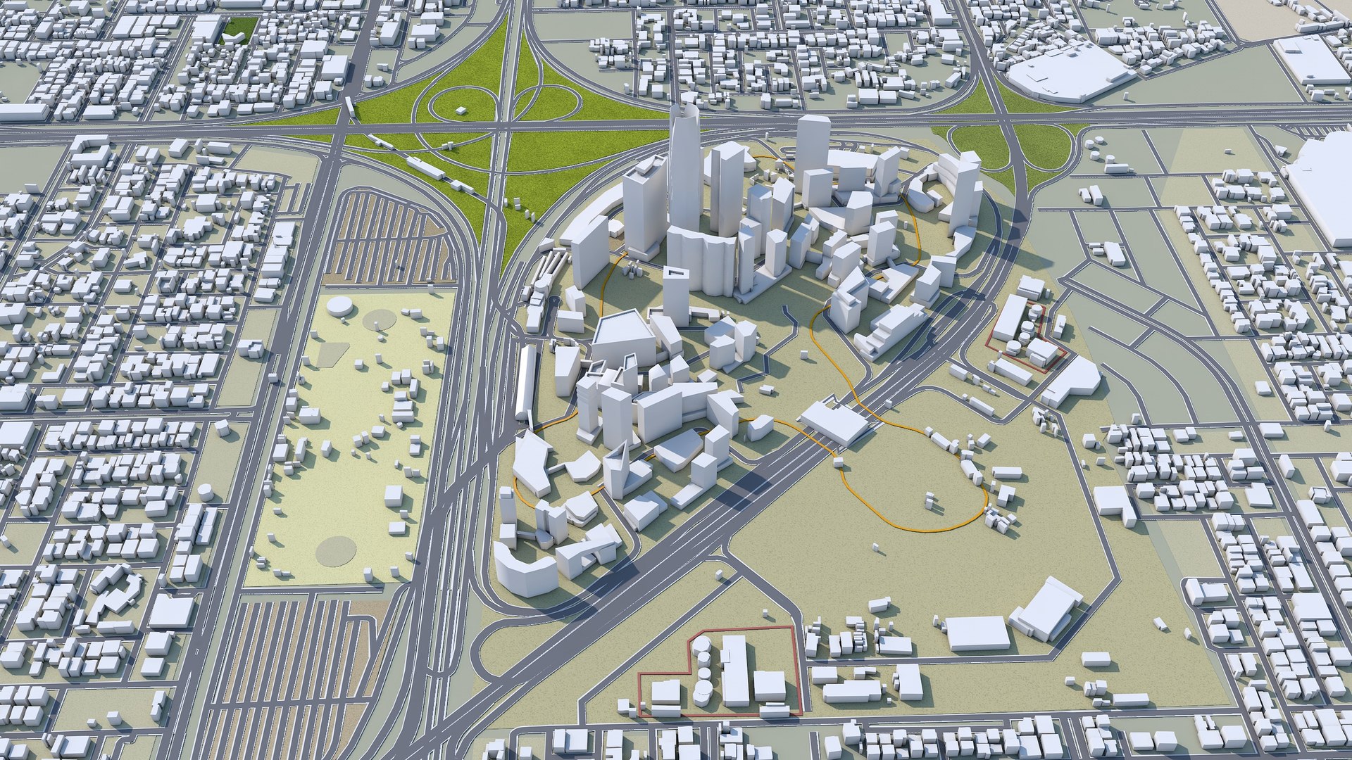 King Abdullah Financial District KAFD Riyadh 3D Model - TurboSquid 2042497
