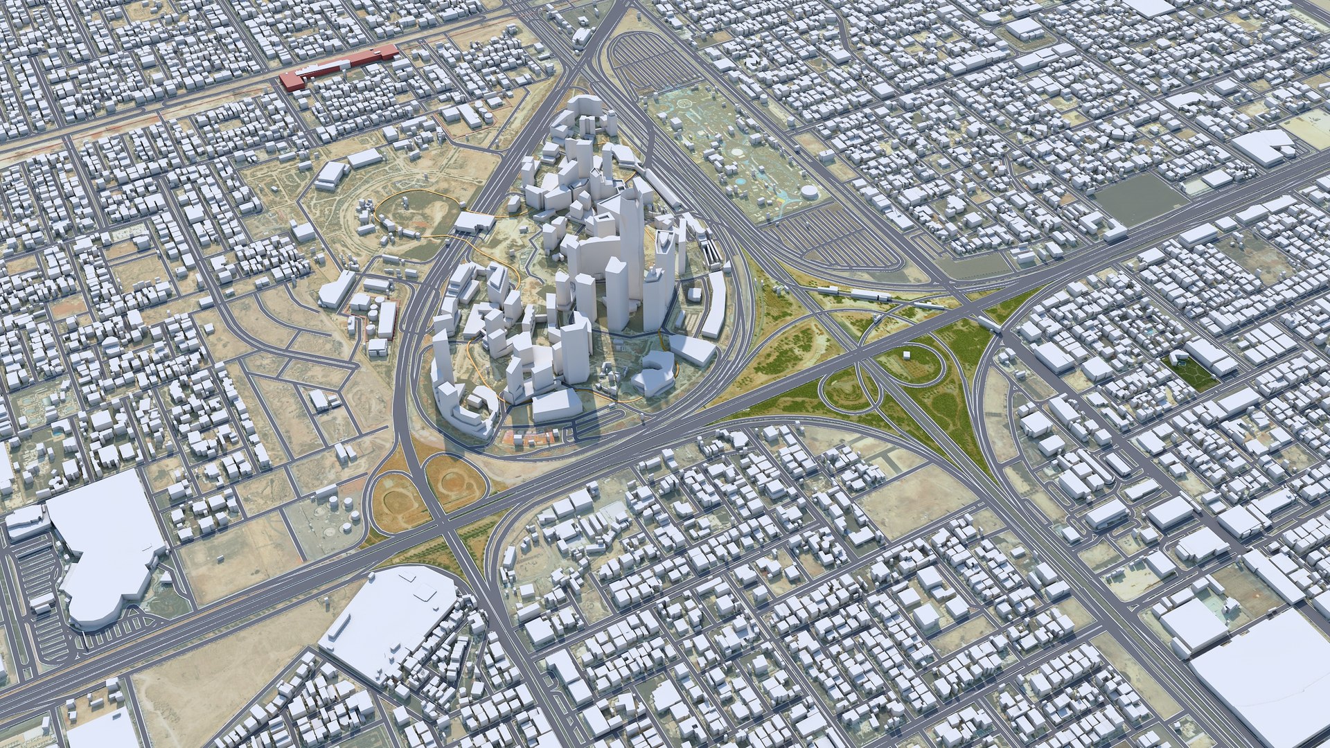 King Abdullah Financial District KAFD Riyadh 3D Model - TurboSquid 2042497