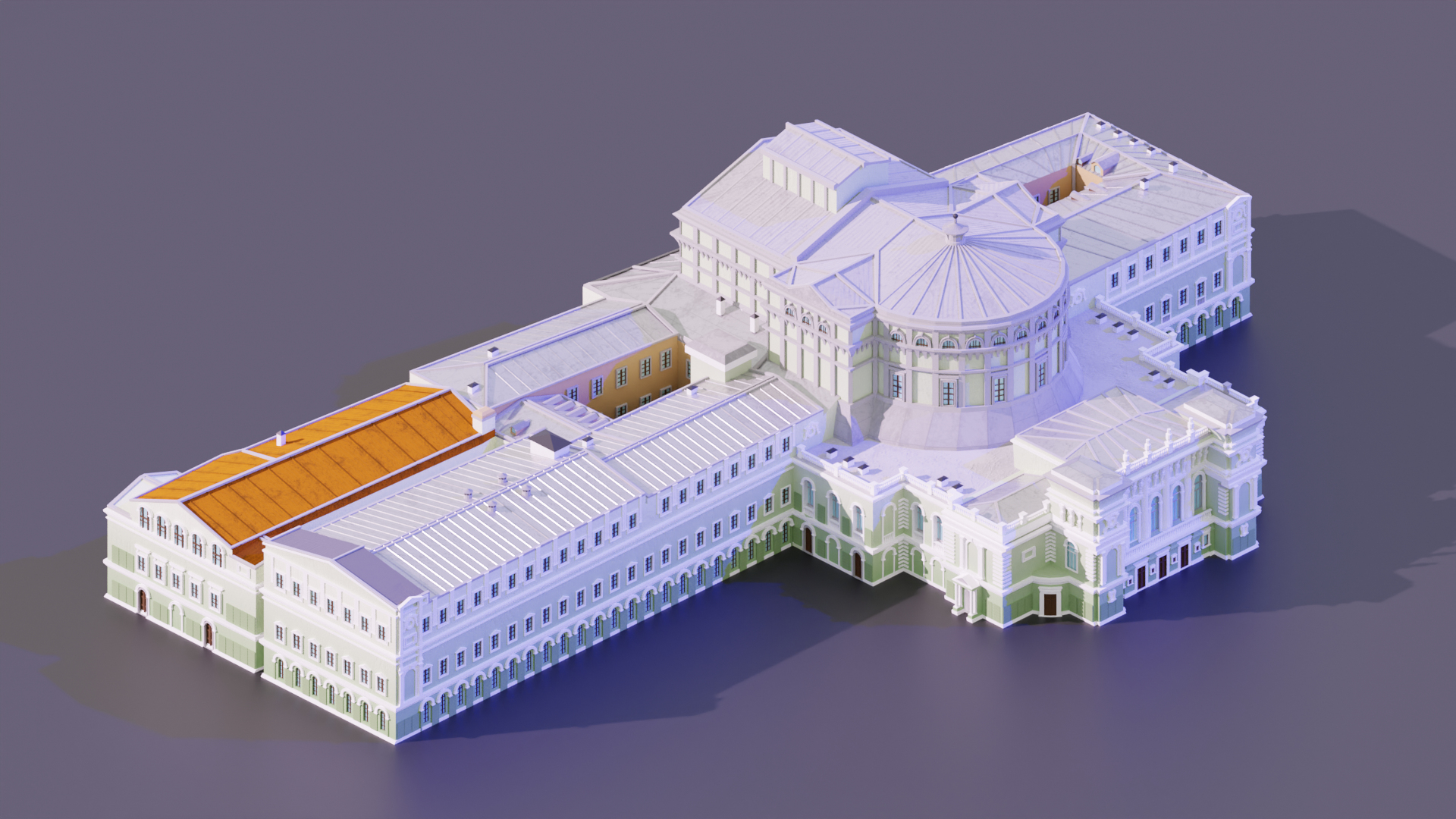 3D Mariinskii Opera House Model - TurboSquid 1841554