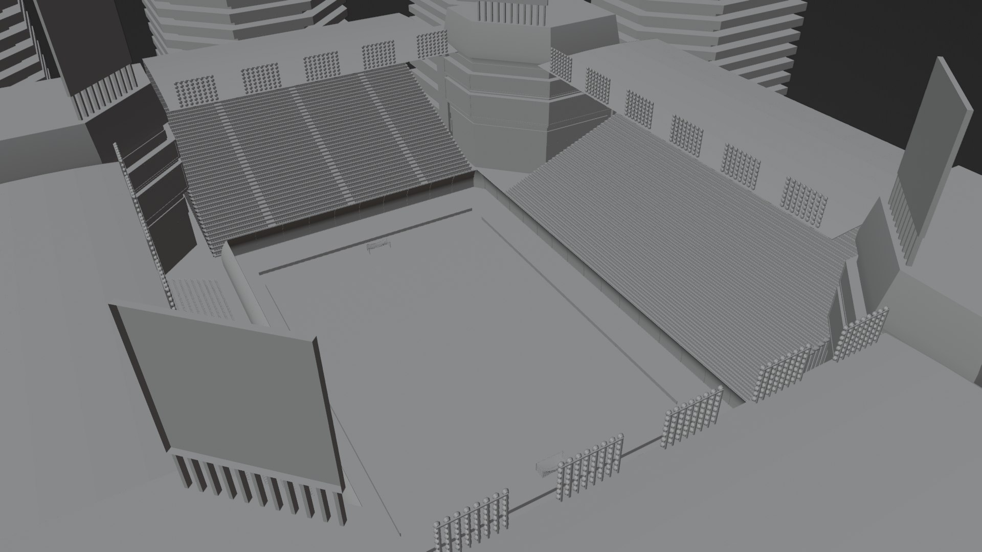 VR Soccer Stadium 3D Model - TurboSquid 2157238