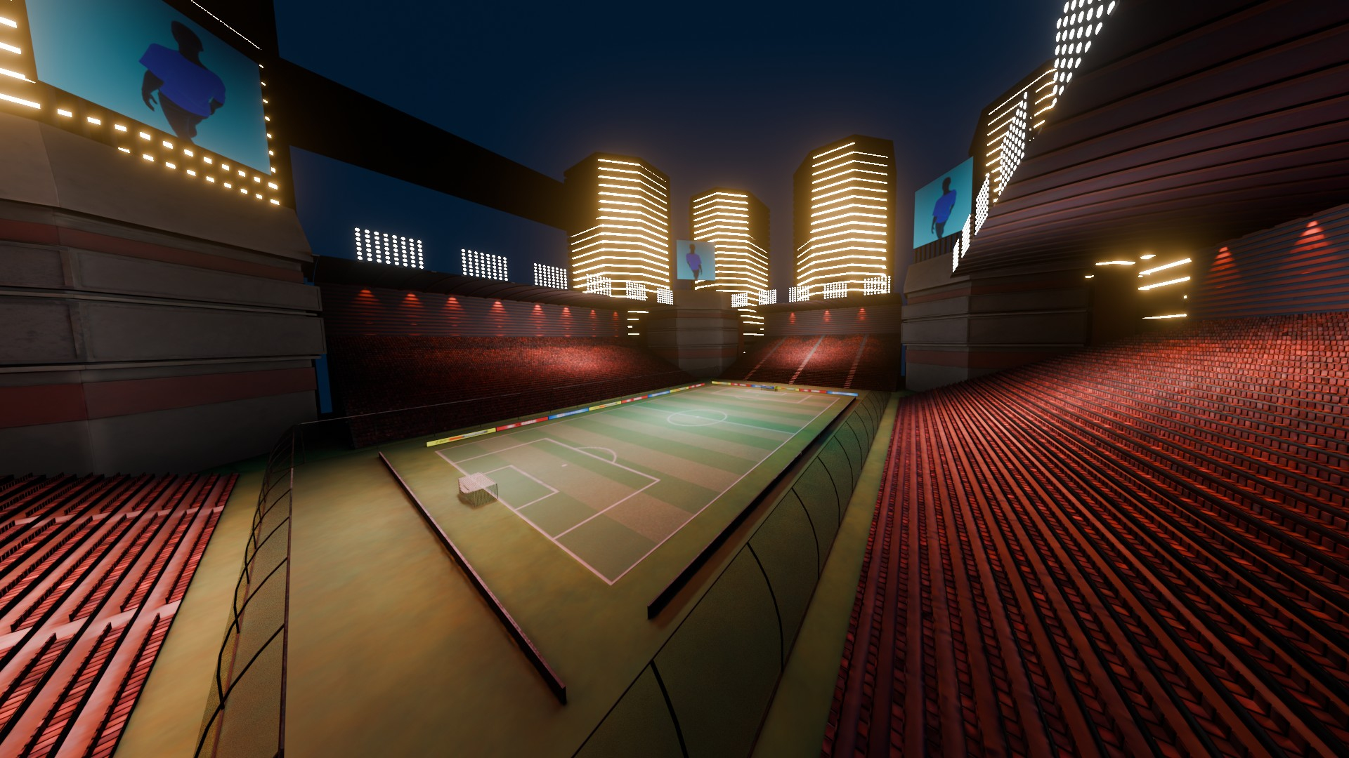 VR Soccer Stadium 3D Model - TurboSquid 2157238