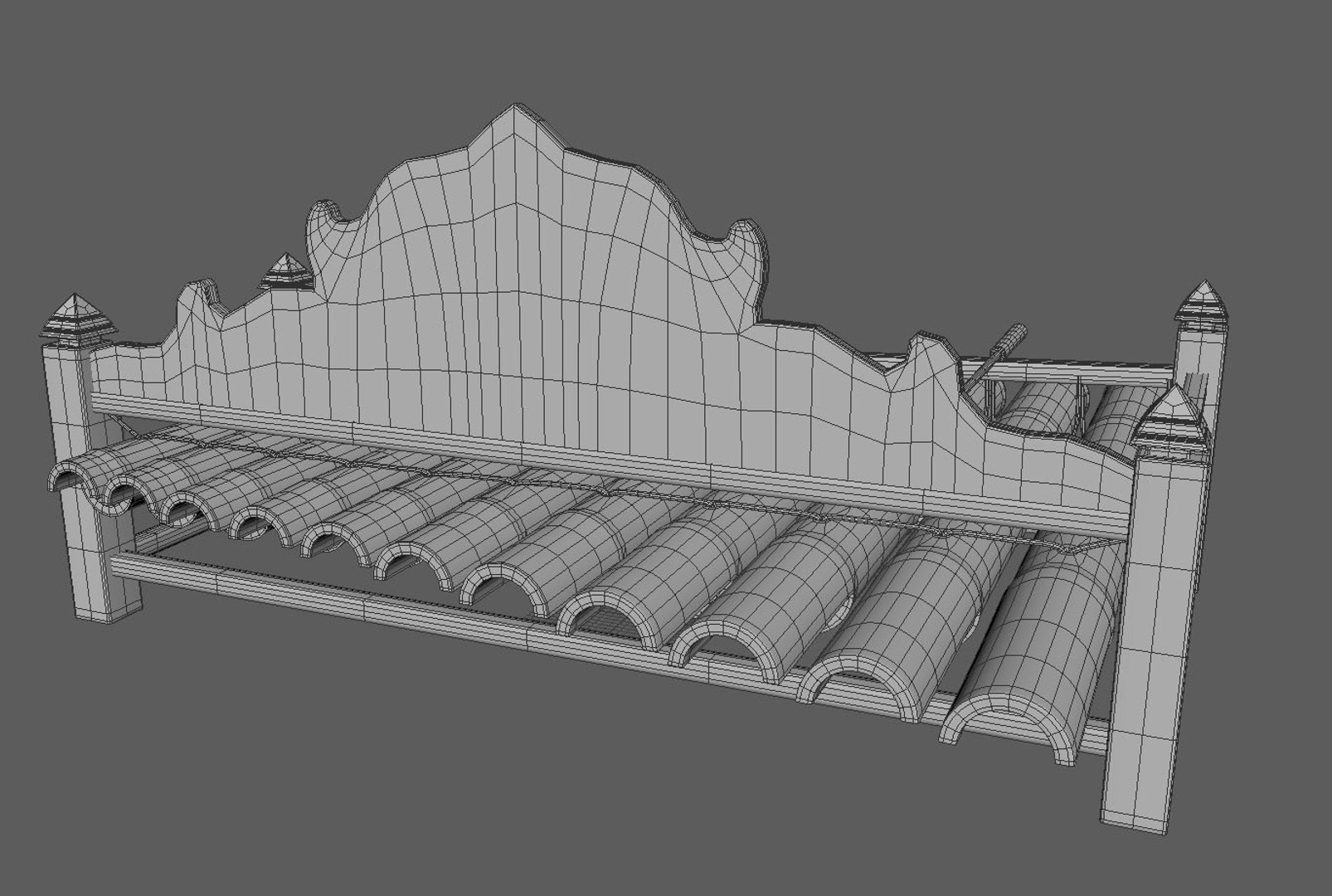 Rindik Traditional Bamboo Musical Instrument 3D Model - TurboSquid 2406888