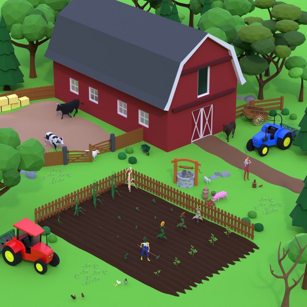 Farming Asset Pack Model - TurboSquid 2076365
