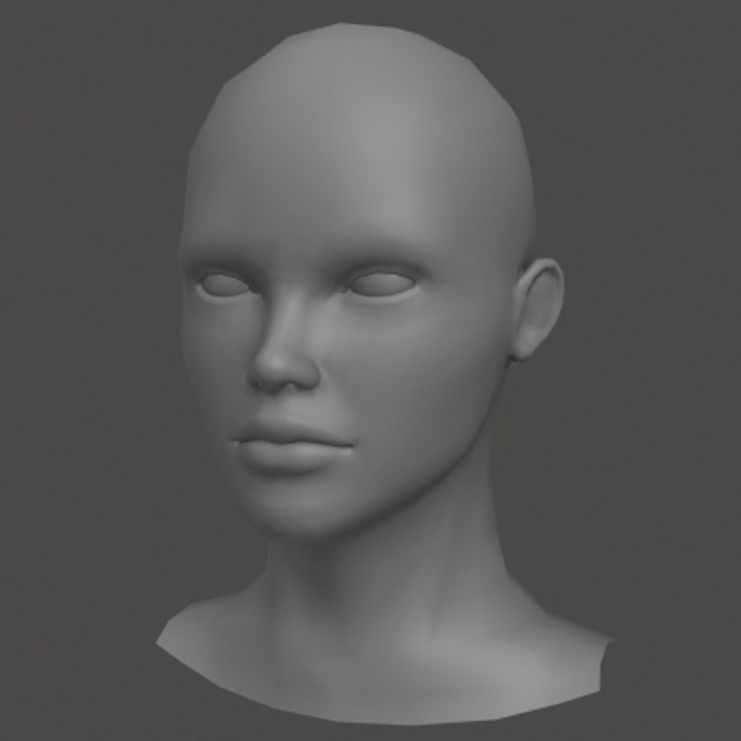 Real Time Female Head Max