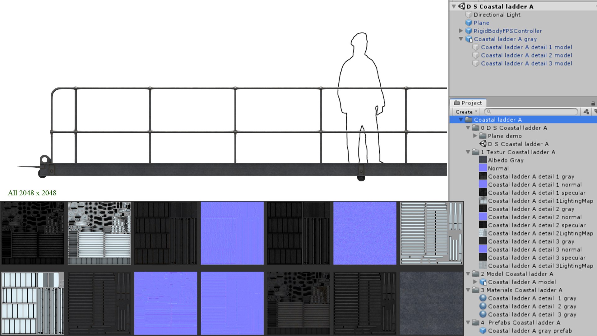 Coastal Ladder 3D Model - TurboSquid 1709561