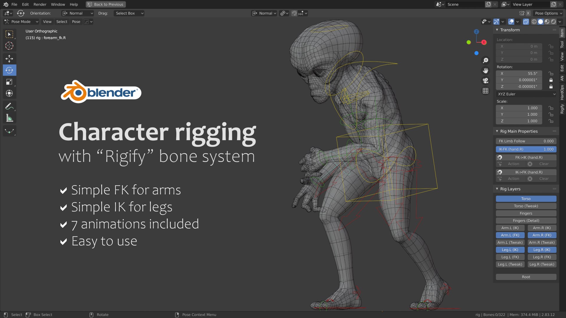 3D Grey Alien Model - TurboSquid 1703886