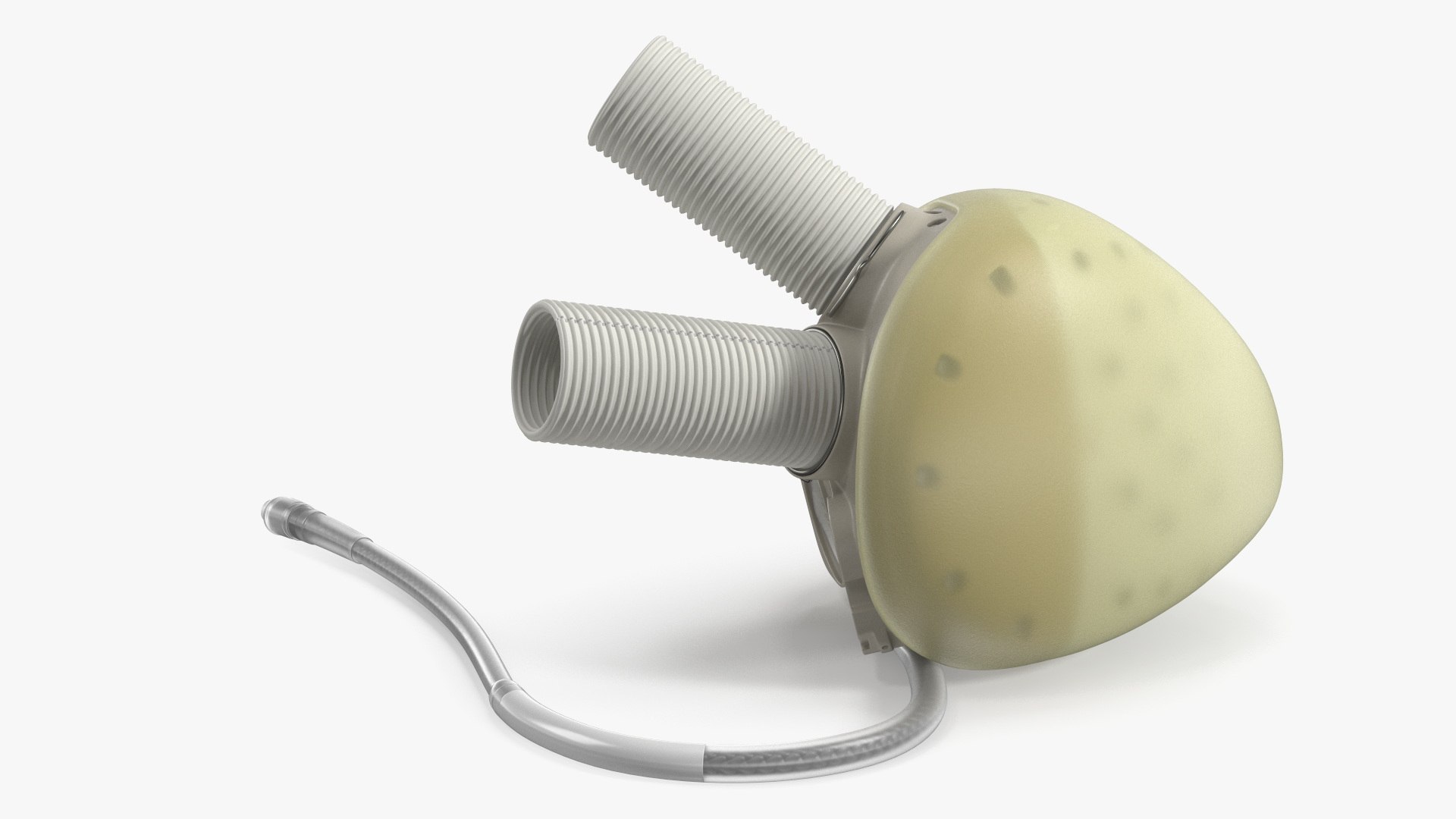 Total Artificial Heart Prosthesis With Dual Outflow Ports 3D Model ...