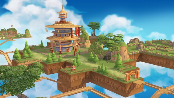 adventure islands 3d model