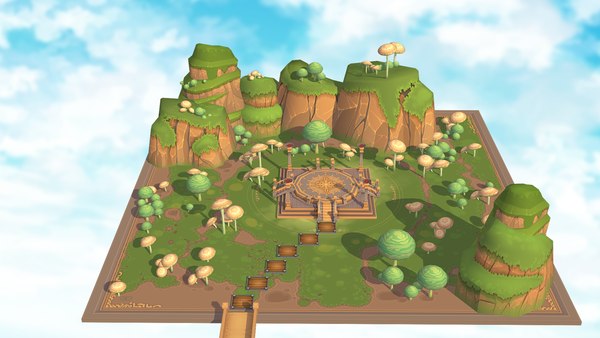 adventure islands 3d model