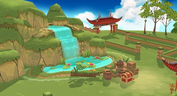 adventure islands 3d model