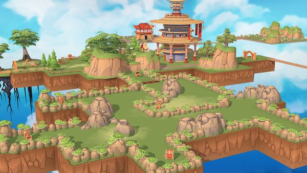 adventure islands 3d model