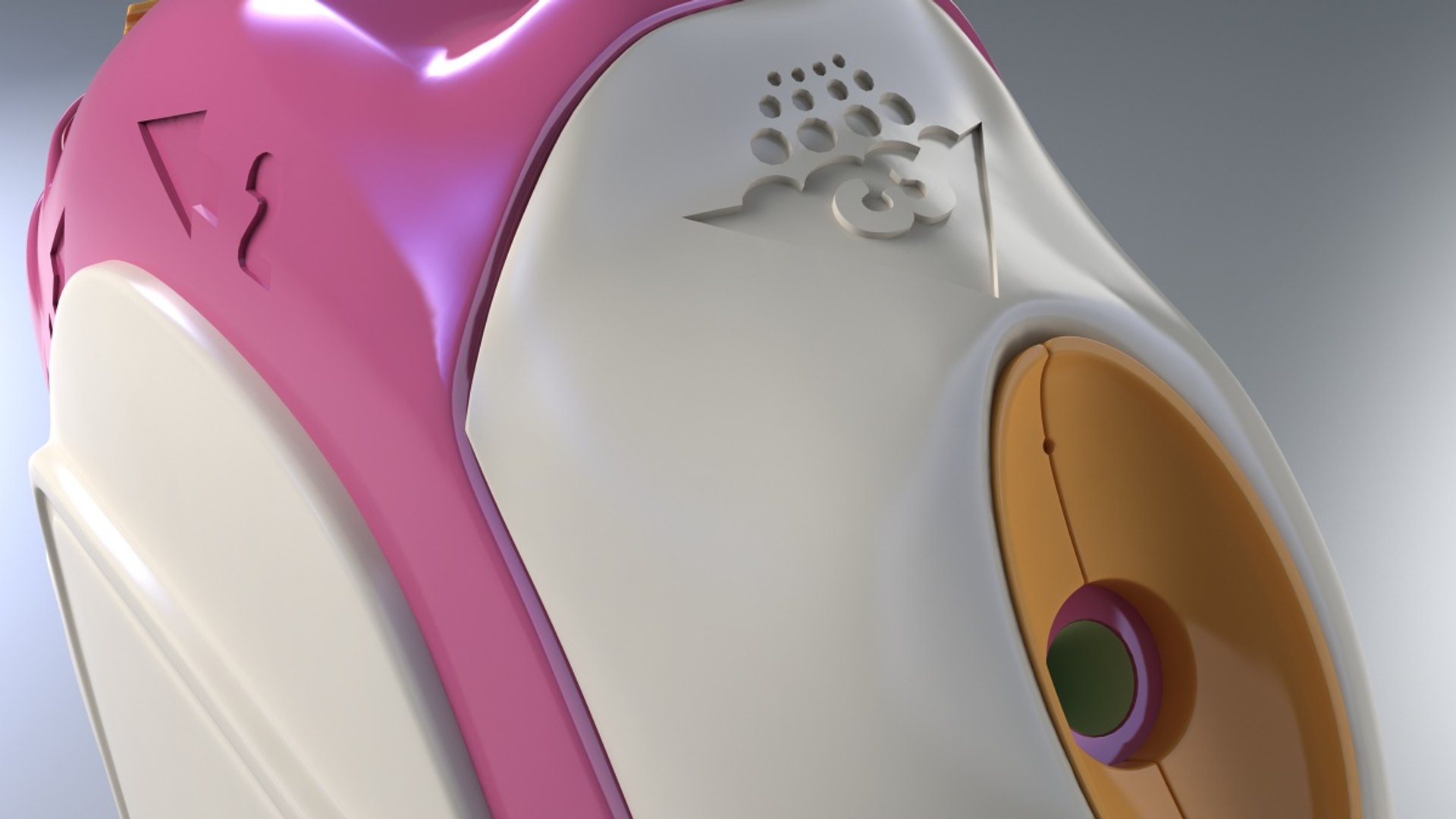 3d Disc Inhaler Model