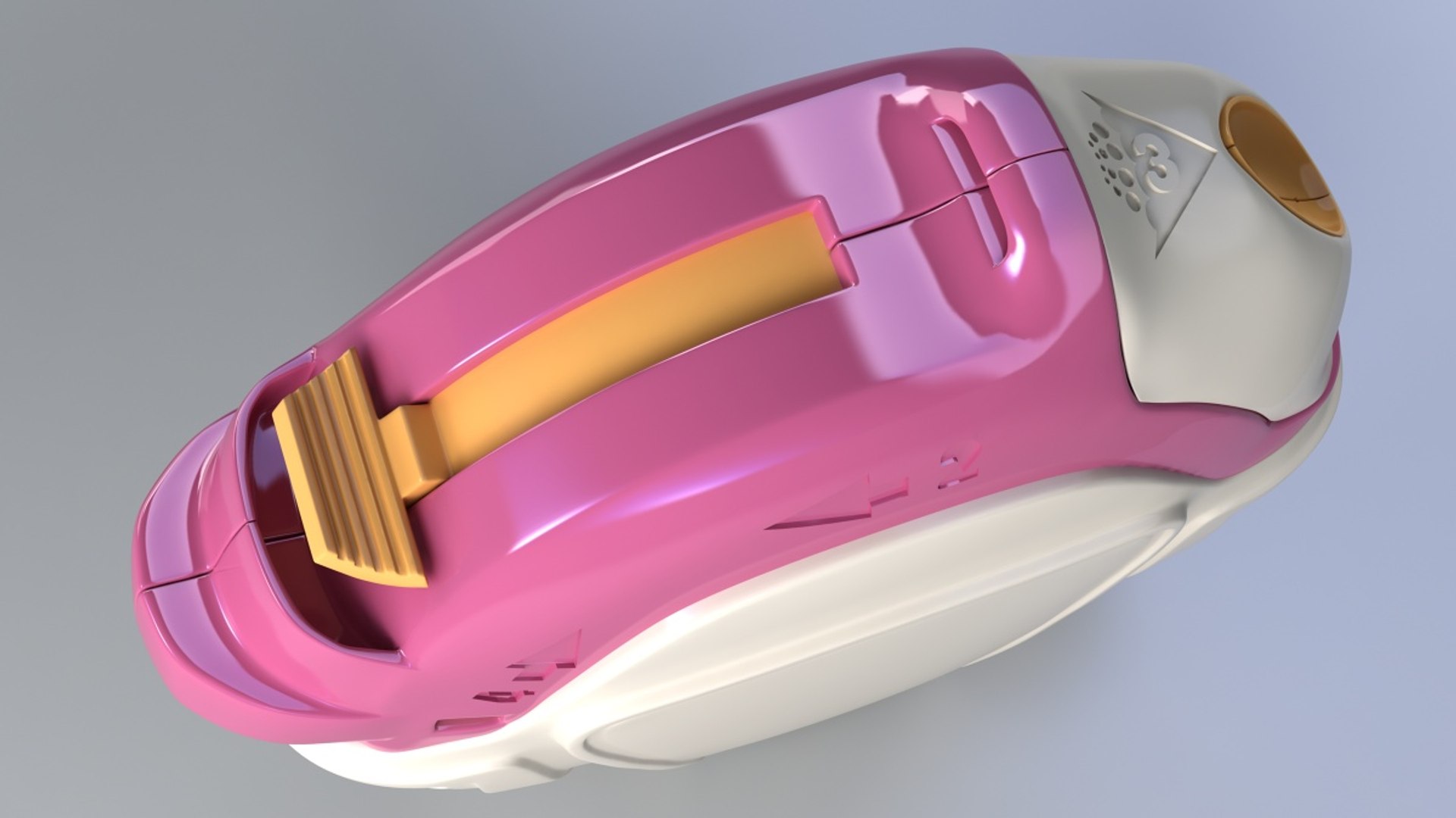 3d Disc Inhaler Model