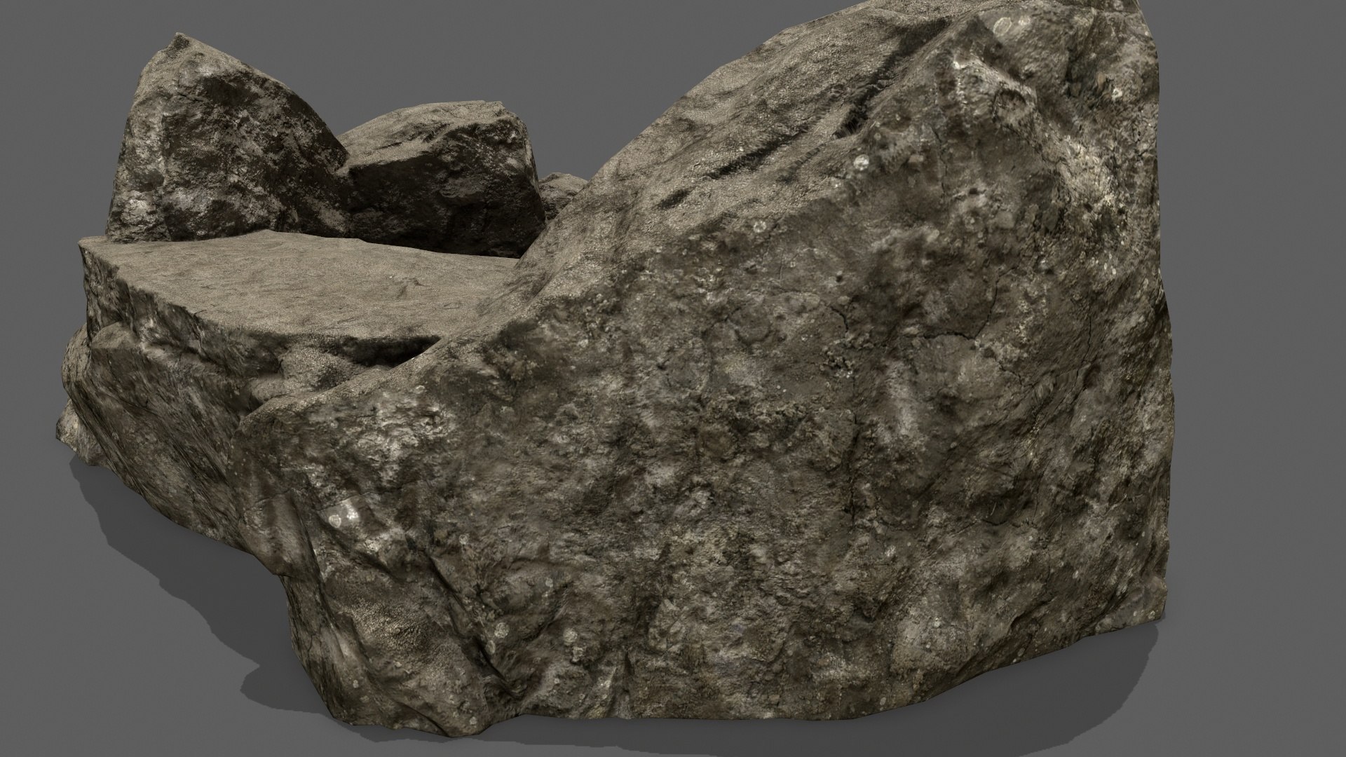 3D Model Rock Stair - TurboSquid 2024534