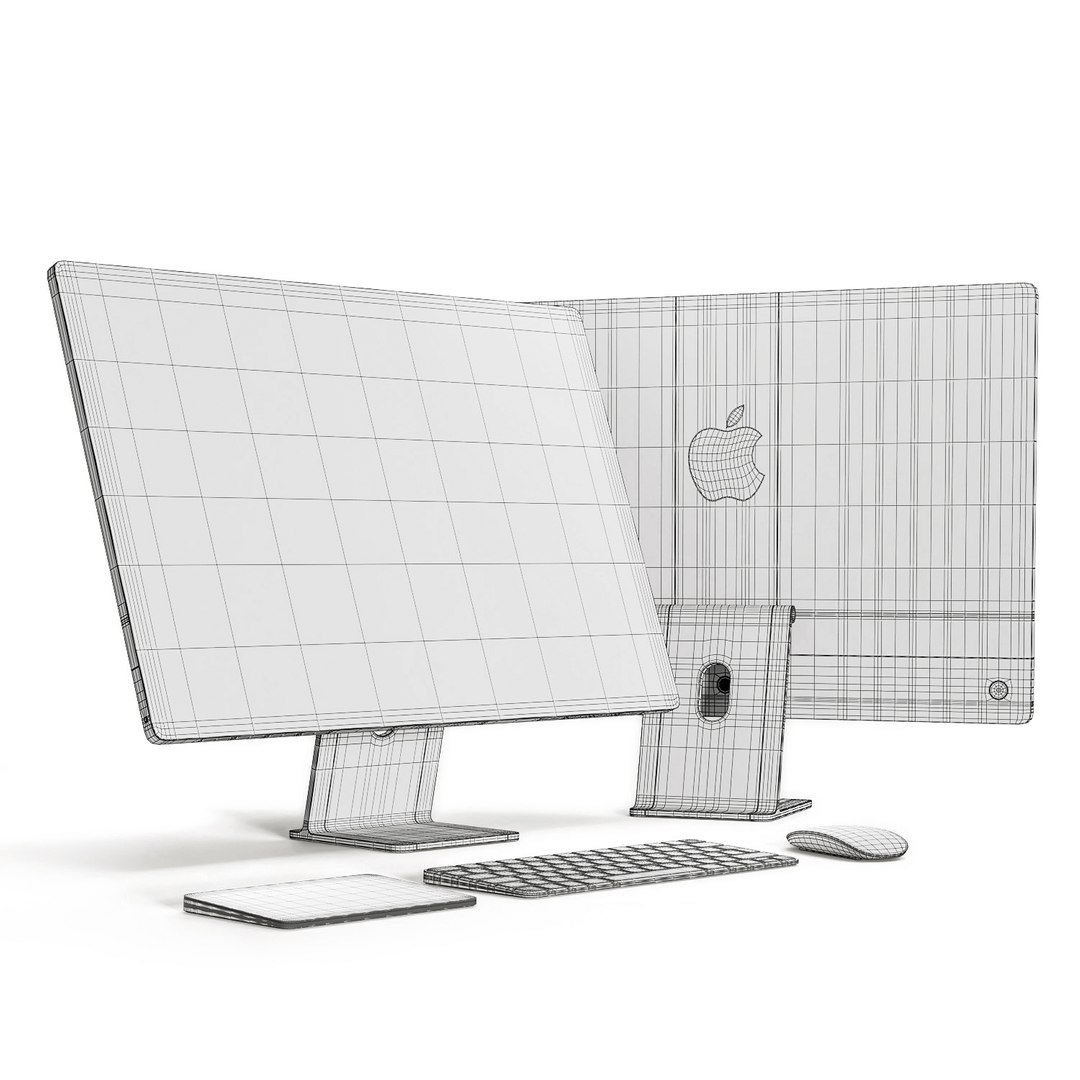 Imac 2021 3D Model - TurboSquid 1827352