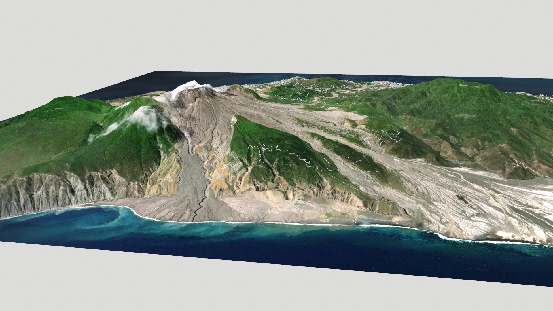 Montserrat Island Caribbean 3D Model - TurboSquid 1926870