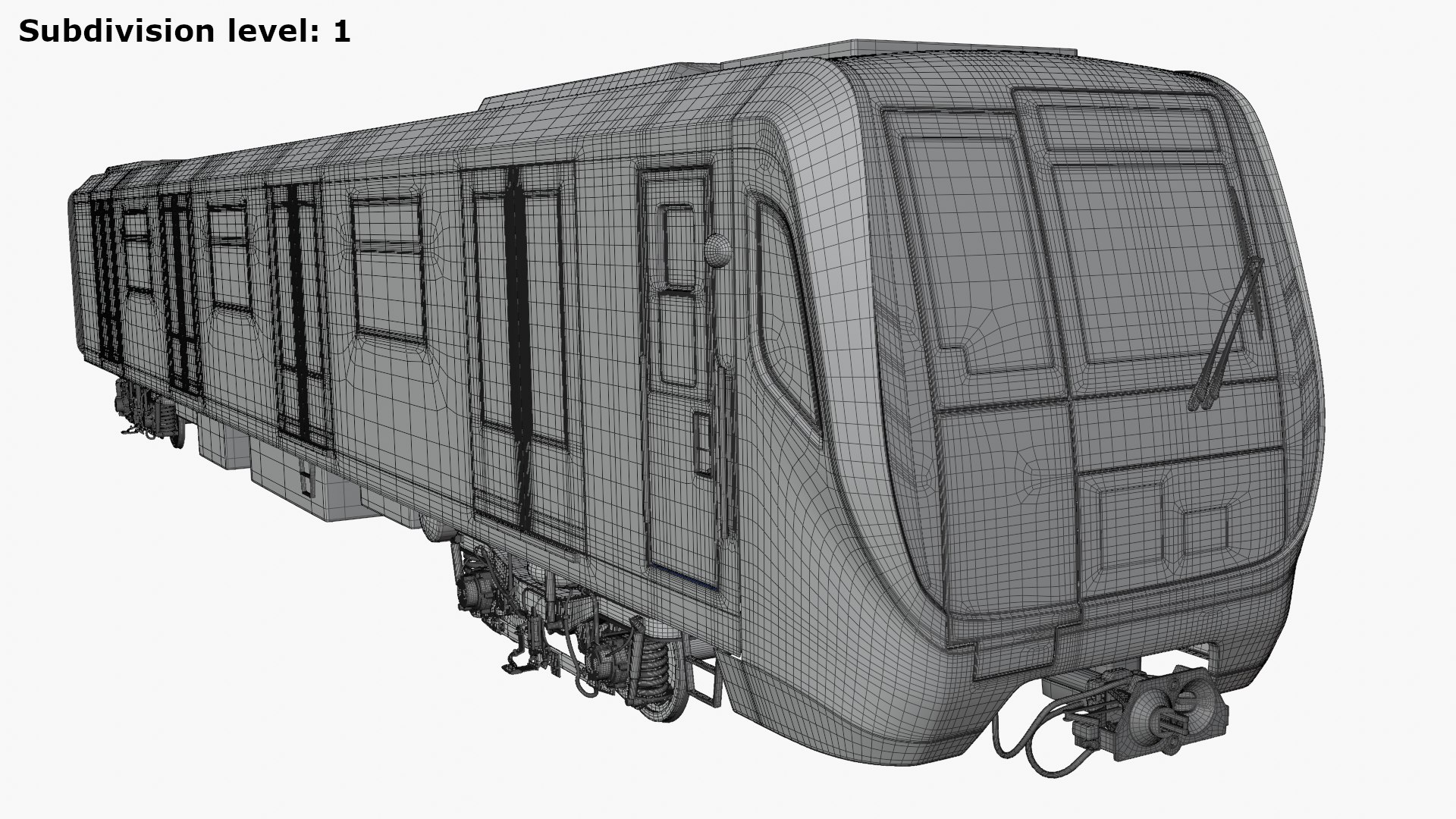 Moscow Metro Train 3D Model - TurboSquid 1246812