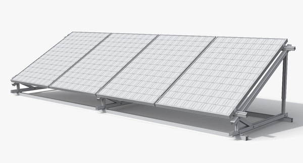 Solar cell 3D model - TurboSquid 1228933