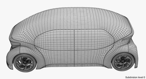 3D self-driving car concept - TurboSquid 1633430