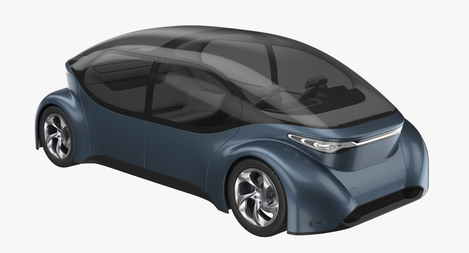 3D self-driving car concept - TurboSquid 1633430