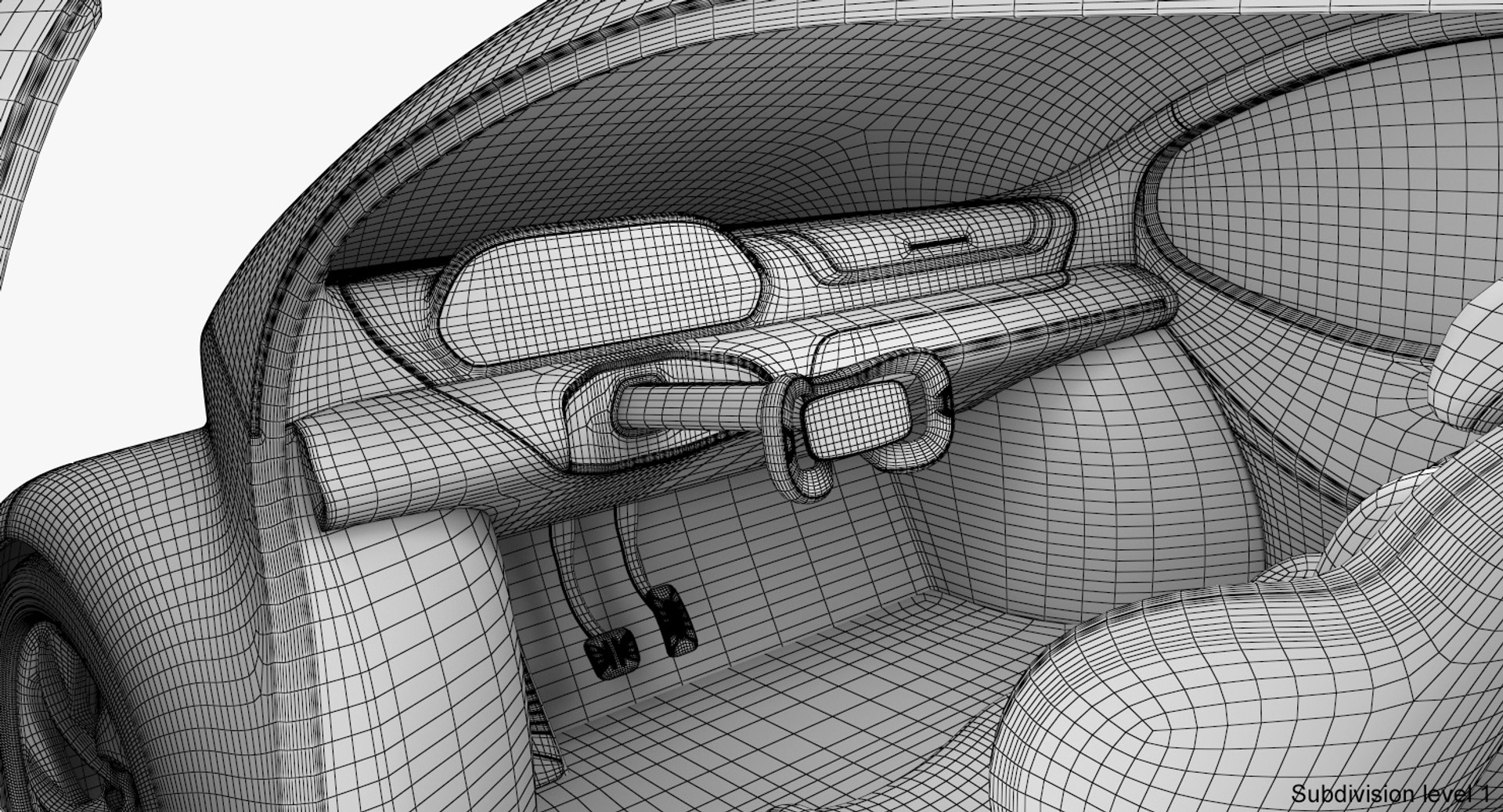 3D self-driving car concept - TurboSquid 1633430