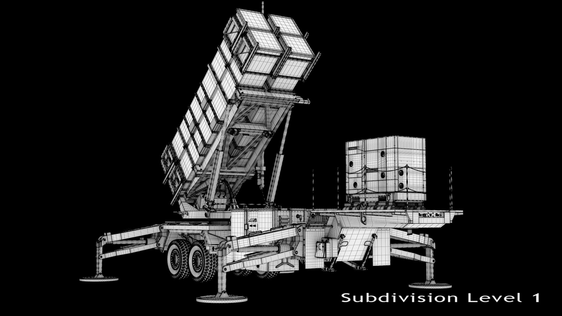 3D MIM-104 Patriot SAM PBR - TurboSquid 2340259