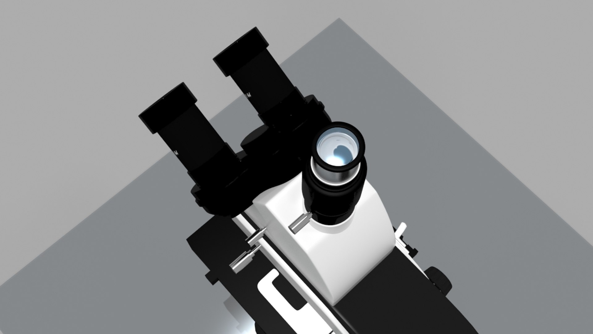 Microscope Amscope T700 3d Model
