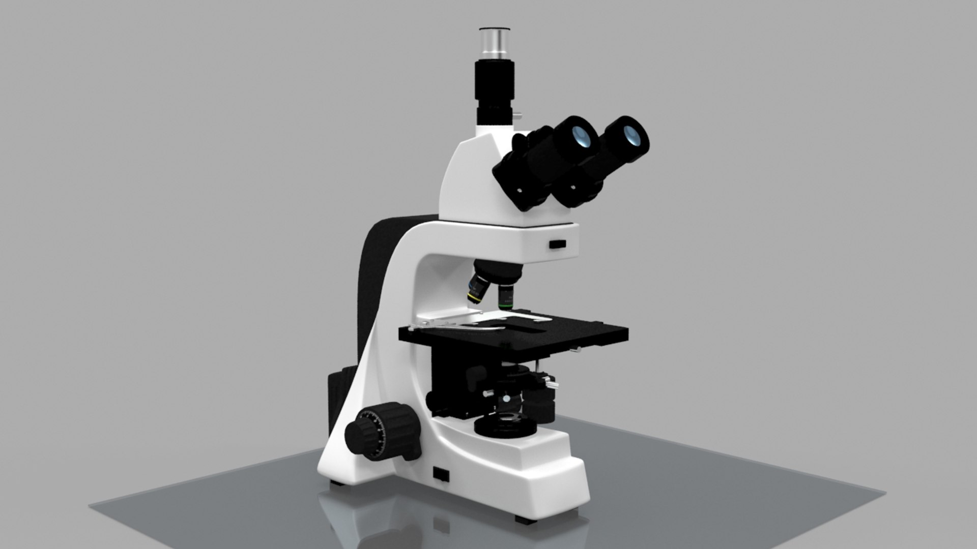 Microscope Amscope T700 3d Model