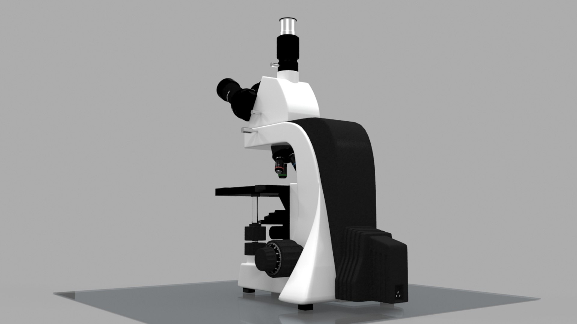Microscope Amscope T700 3d Model