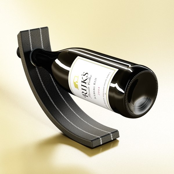 3d 3ds wine rack bottle cap