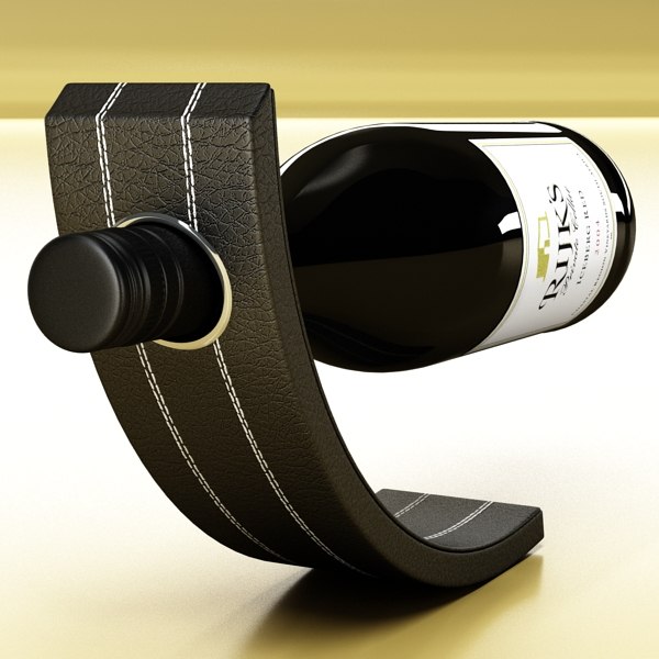 3d 3ds wine rack bottle cap