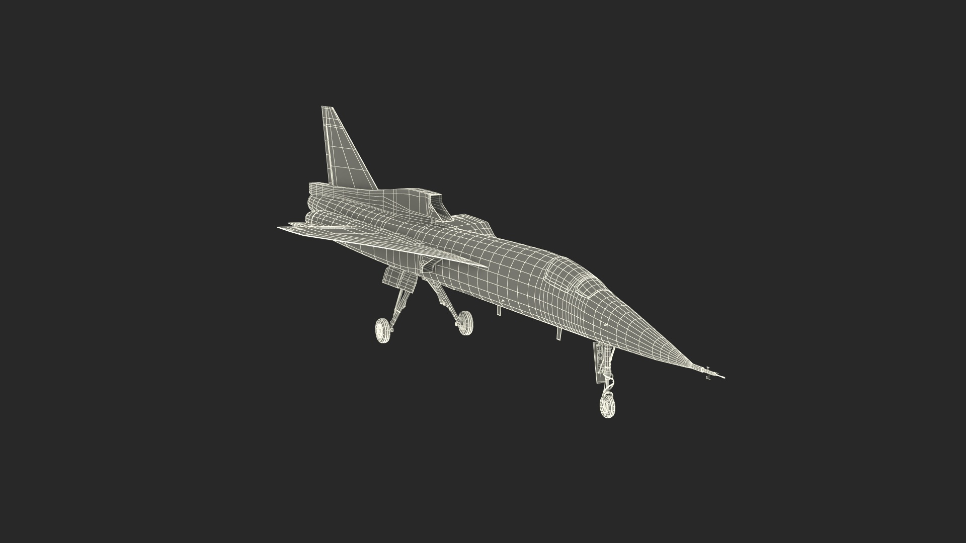 Prototype Boom Supersonic Jet XB-1 3D Model - TurboSquid 2180241