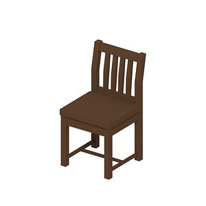 Simple chair 3D model - TurboSquid 1195039