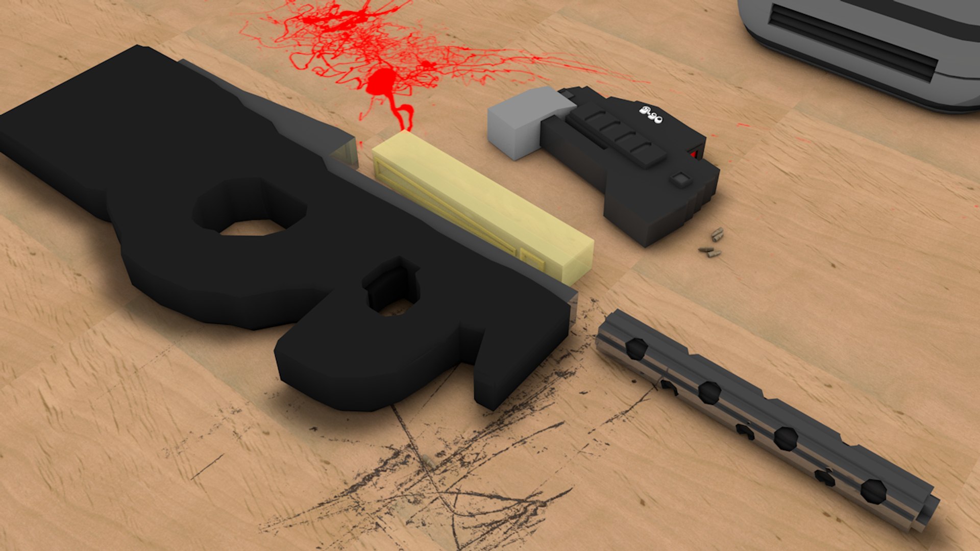 3d P90 Model