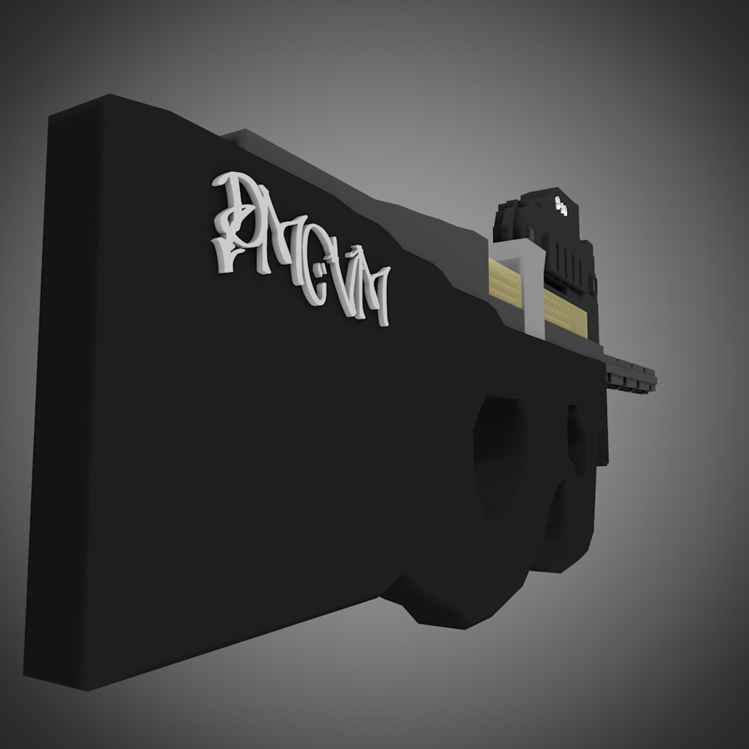 3d P90 Model