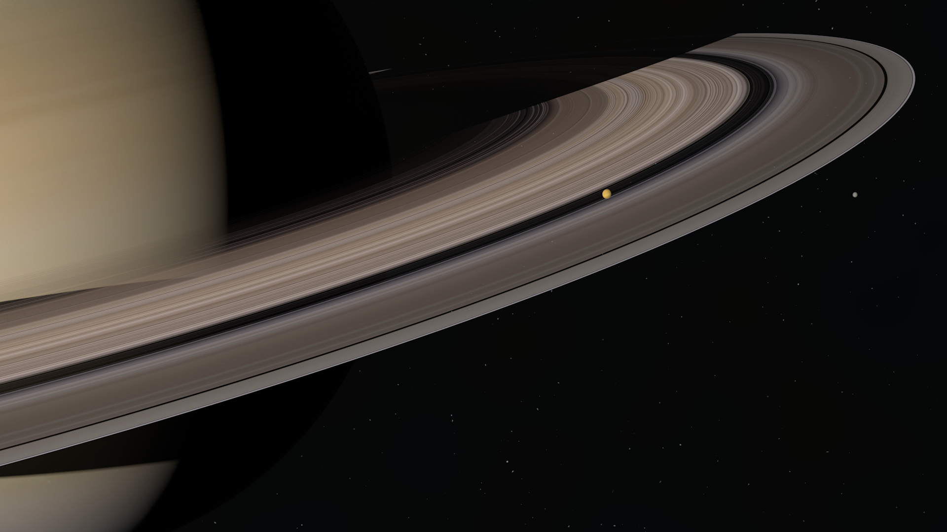 3D Saturn and moons - TurboSquid 1718361