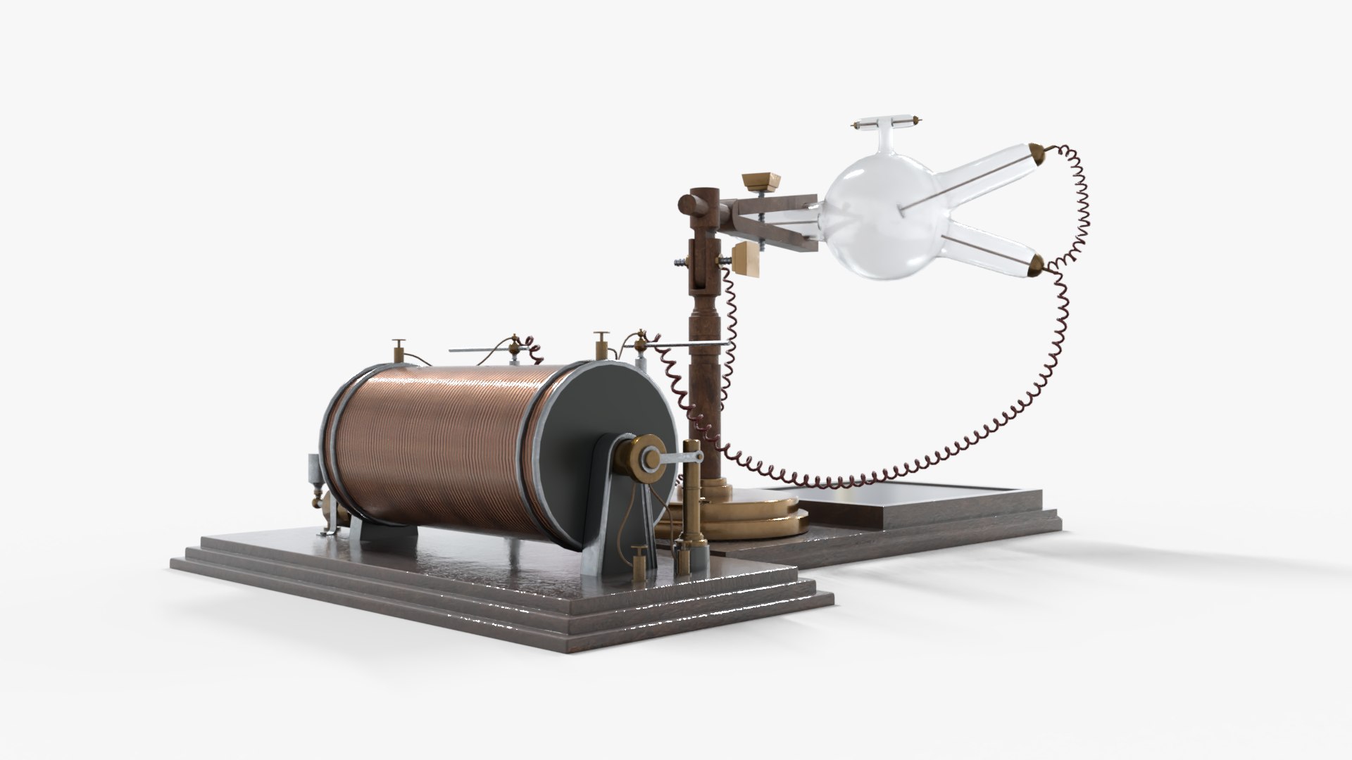 3D Victorian X Ray Machine 1895 Low-poly Model - TurboSquid 2353248