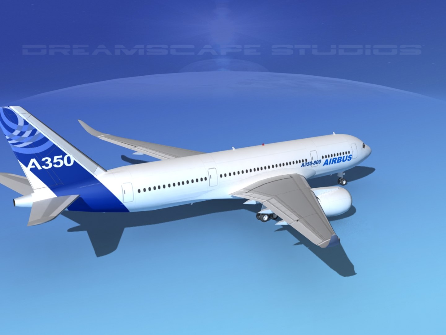 3d Airbus A350