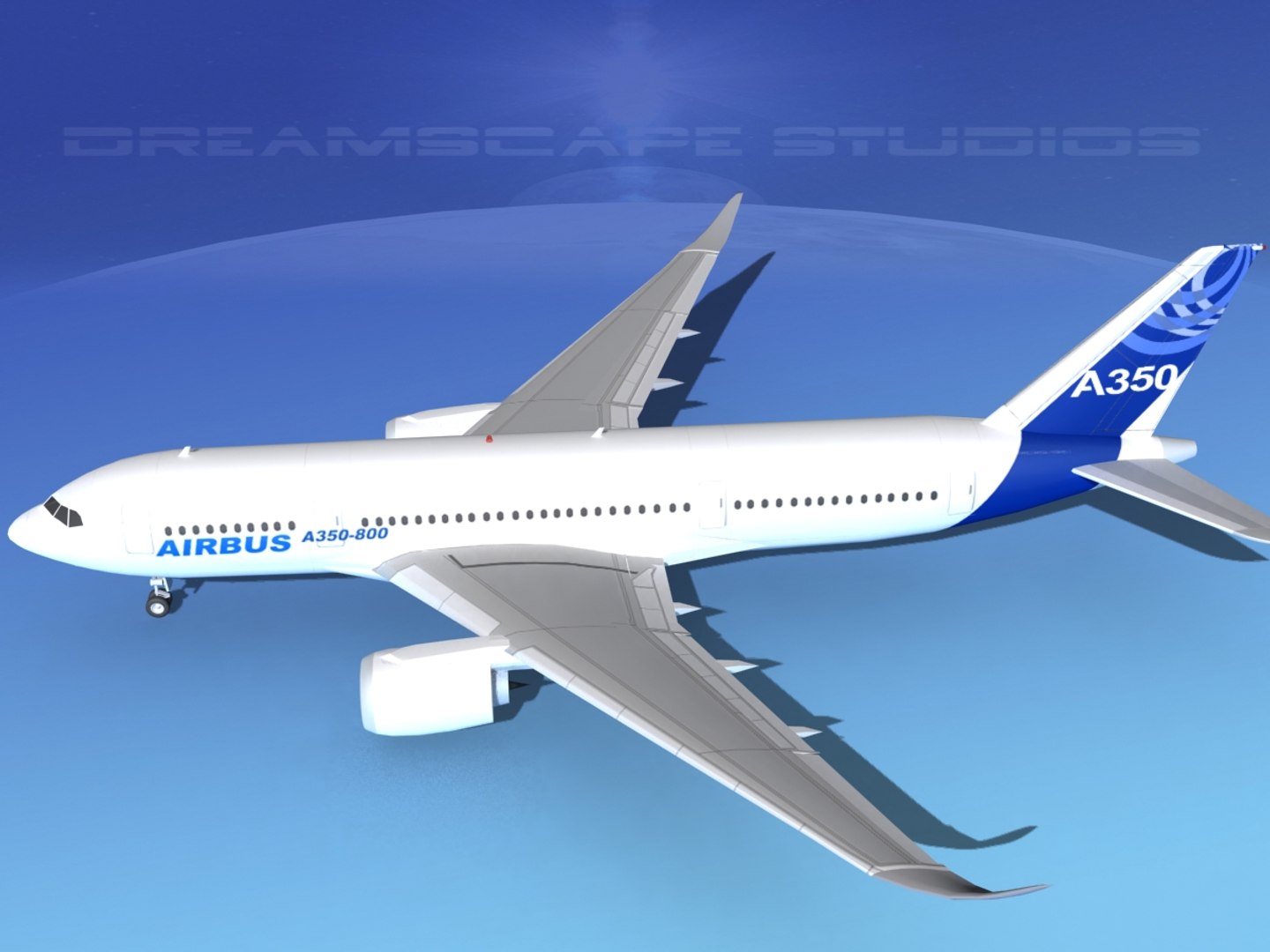 3d Airbus A350