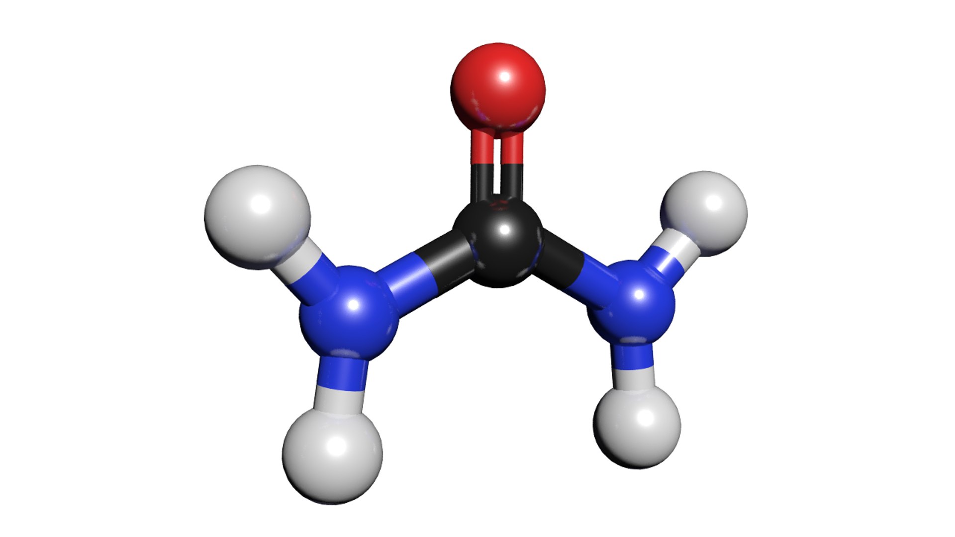 3D Urea Molecule Ch4n2o Model - TurboSquid 1427228