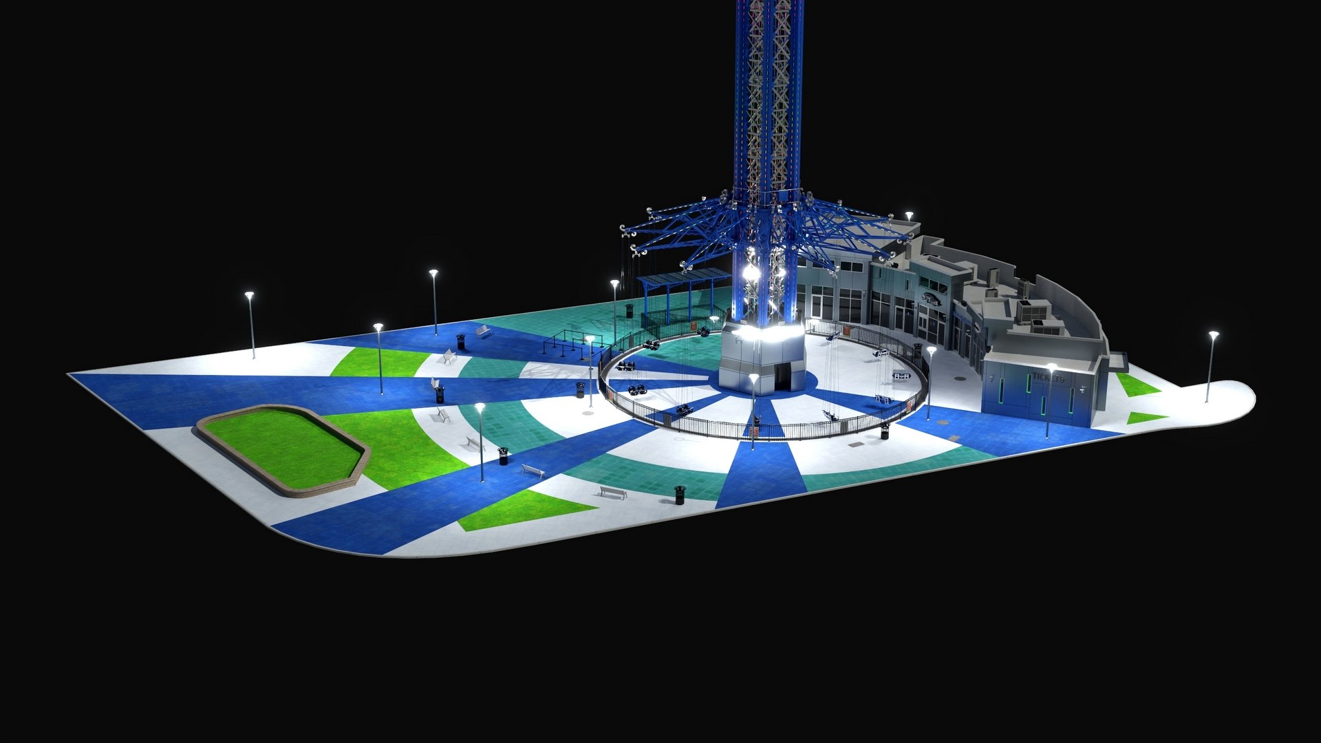 Orlando StarFlyer Luminous 3D Model - TurboSquid 2280224