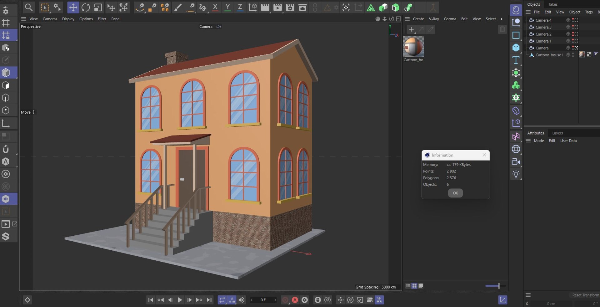 Cartoon House Pack Low-poly 3D Model - TurboSquid 2259469